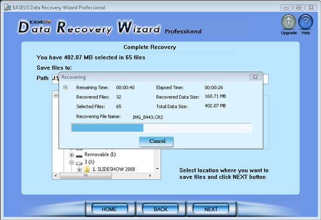 EaseUs Data Recovery Software to Save Your Bacon